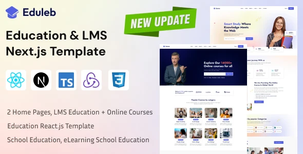 OneSmartSite | Designs » Eduleb - Education & LMS Next.js Template